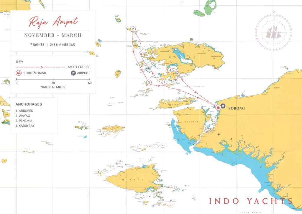 Discovering Raja Ampat | 7-night Raja Ampat Itinerary | Indo Yachts